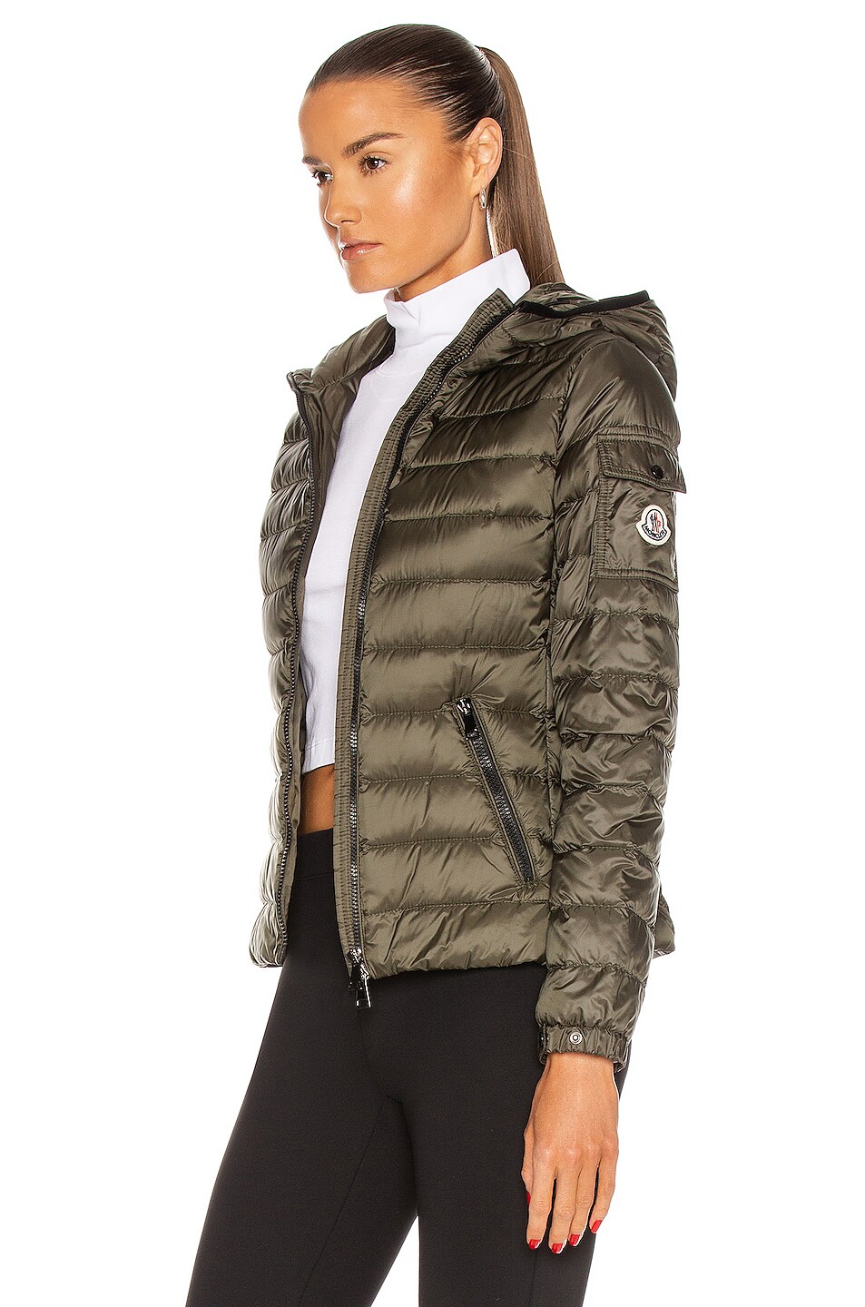 Moncler Bles Giubbotto Jacket in Military | FWRD