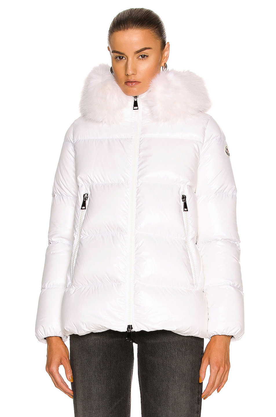 Moncler Laiche Jacket in White | FWRD