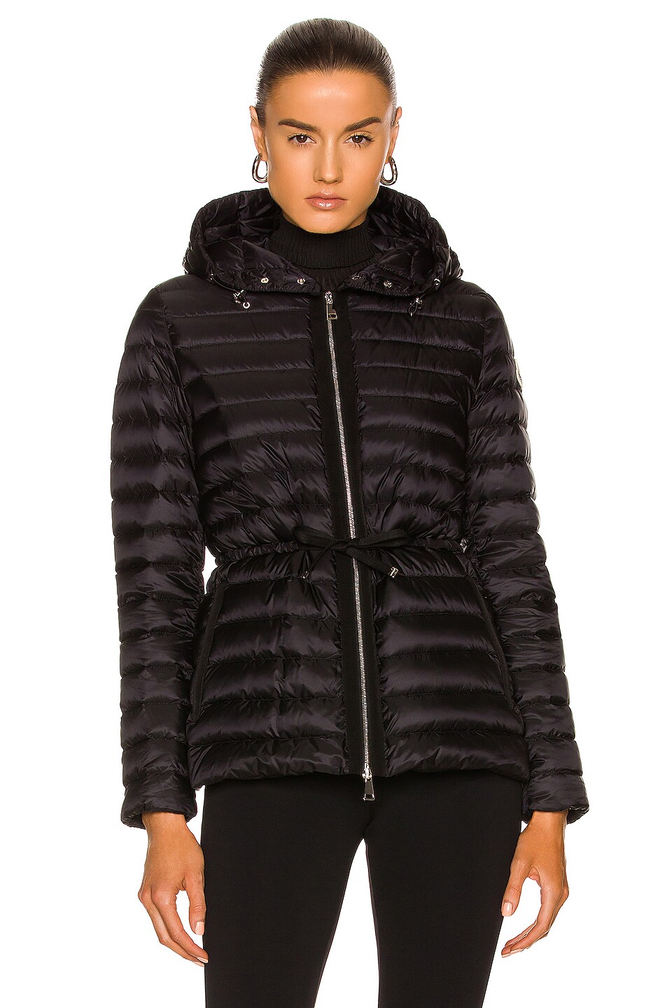 Moncler Raie Short Parka in Black | FWRD