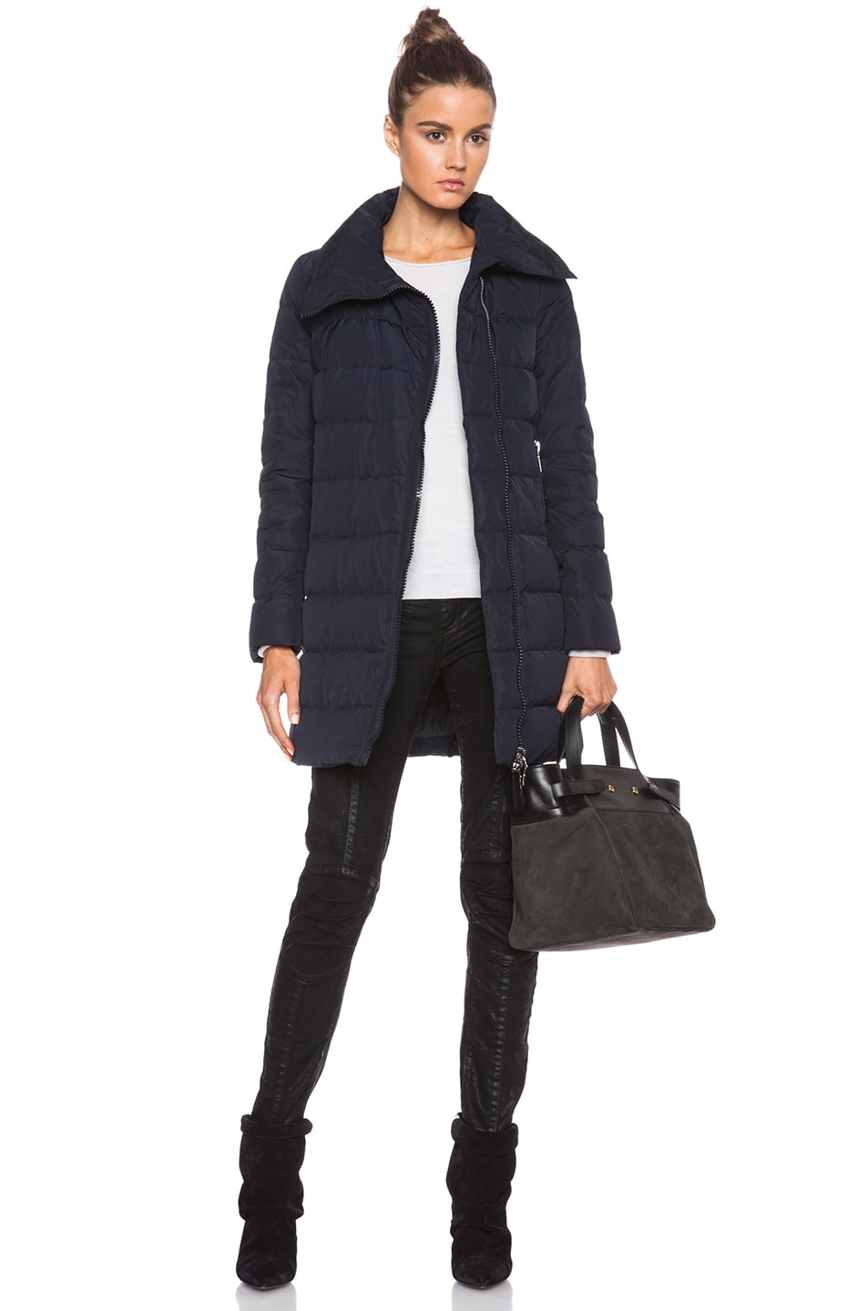 Moncler Gerboise Jacket in Navy | FWRD