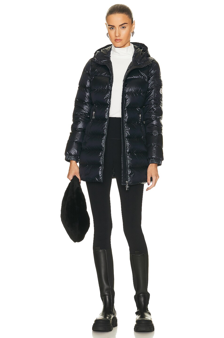 Moncler Glements Parka in Navy | FWRD