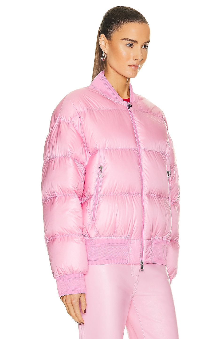 Moncler Merlat Bomber Jacket in Pink | FWRD