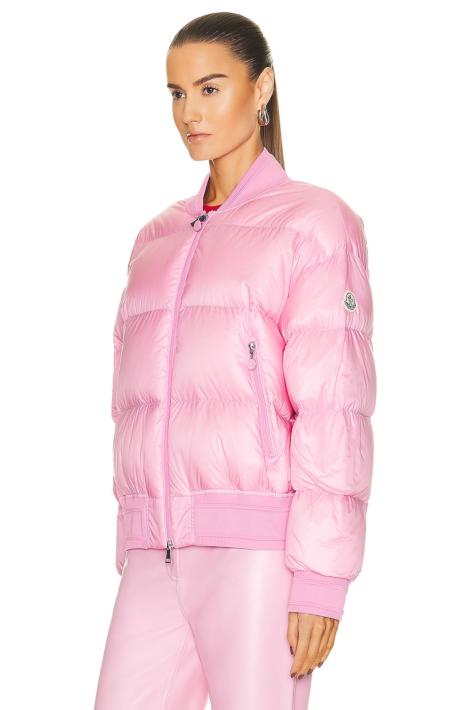 Moncler Merlat Bomber Jacket in Pink | FWRD