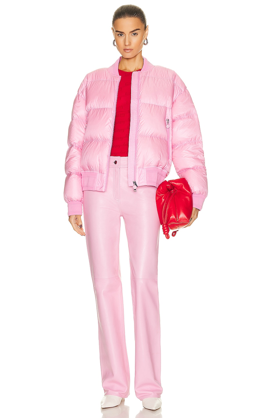 Moncler Merlat Bomber Jacket in Pink | FWRD
