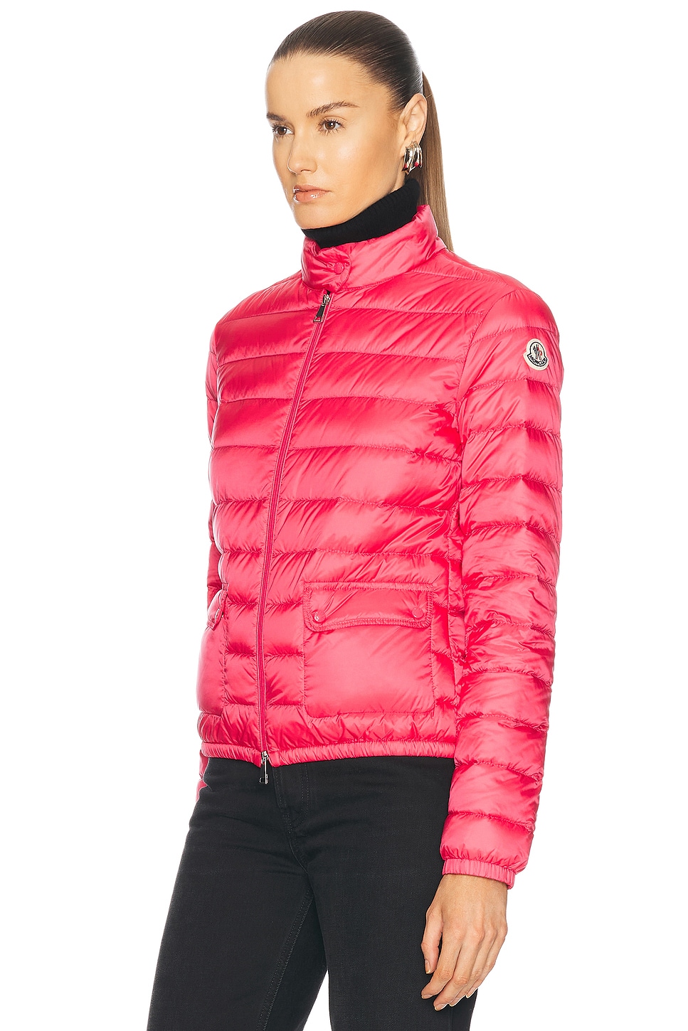 Moncler Lans Jacket in Pink | FWRD