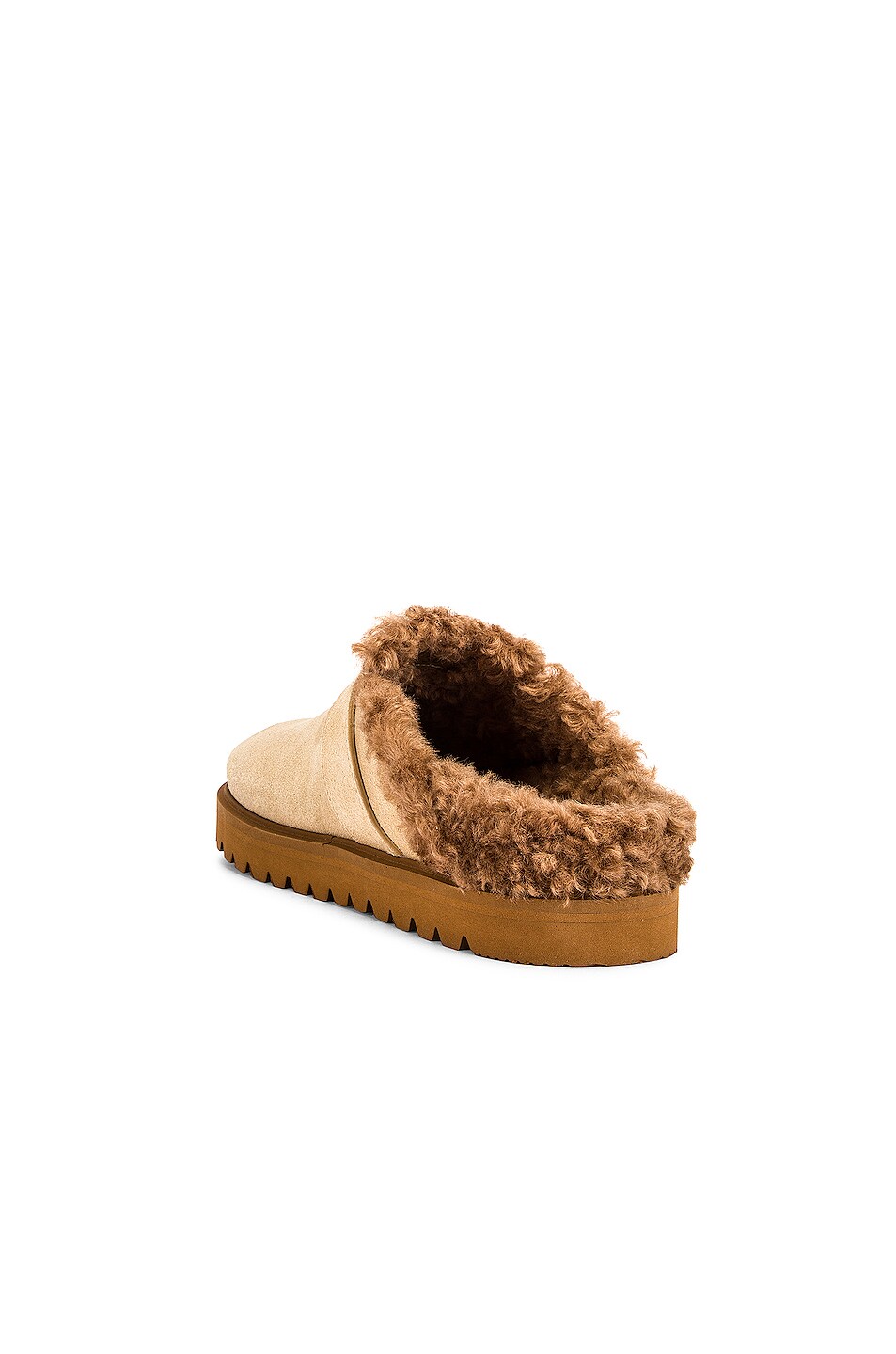 Moncler Mon Mule Slides in Camel | FWRD