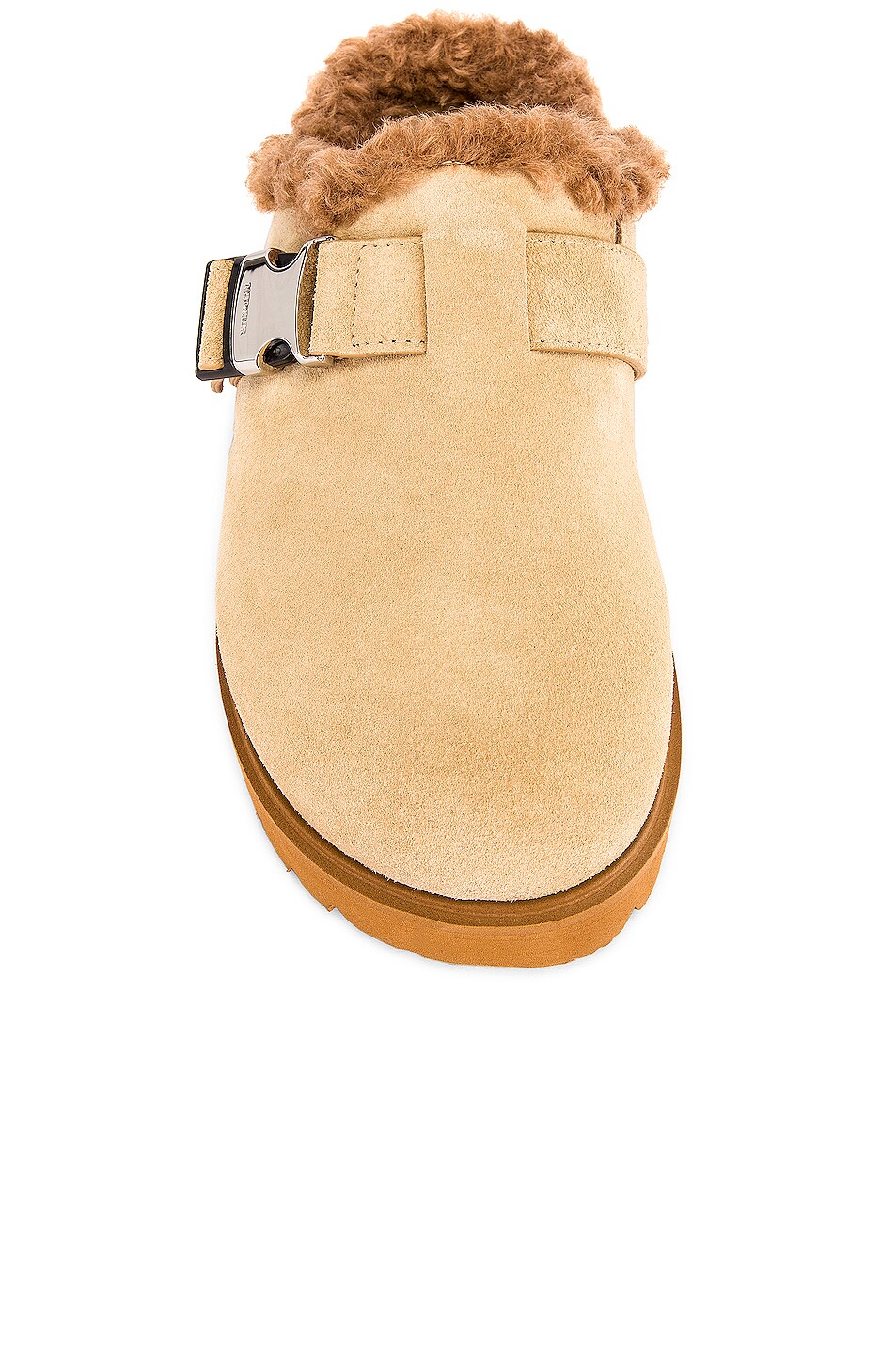 Moncler Mon Mule Slides in Camel | FWRD