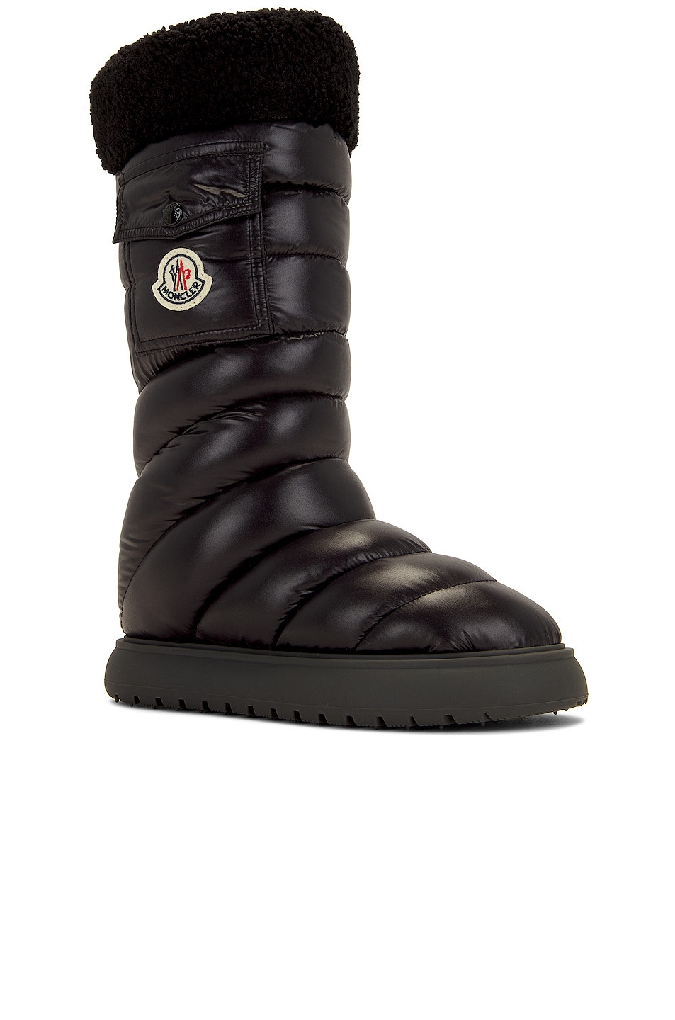 Moncler Gaia Pocket Snow Boot in Black | FWRD