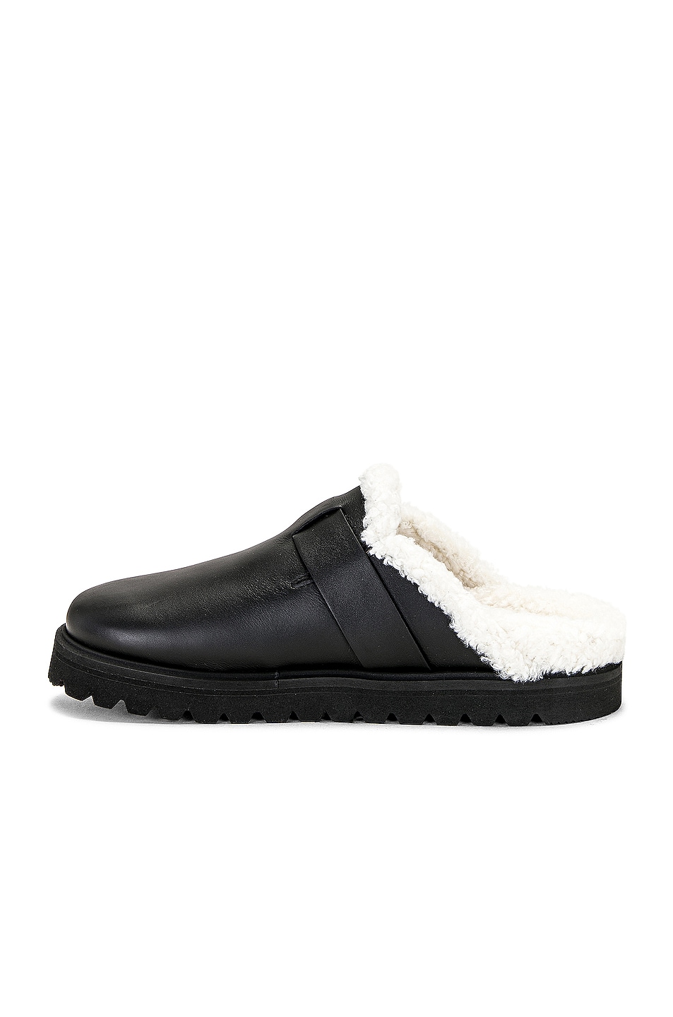 Moncler Bell Mule in Black | FWRD