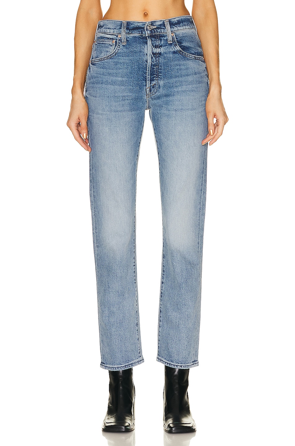 MOTHER High Waisted Hiker Hover in Free & Wild | FWRD