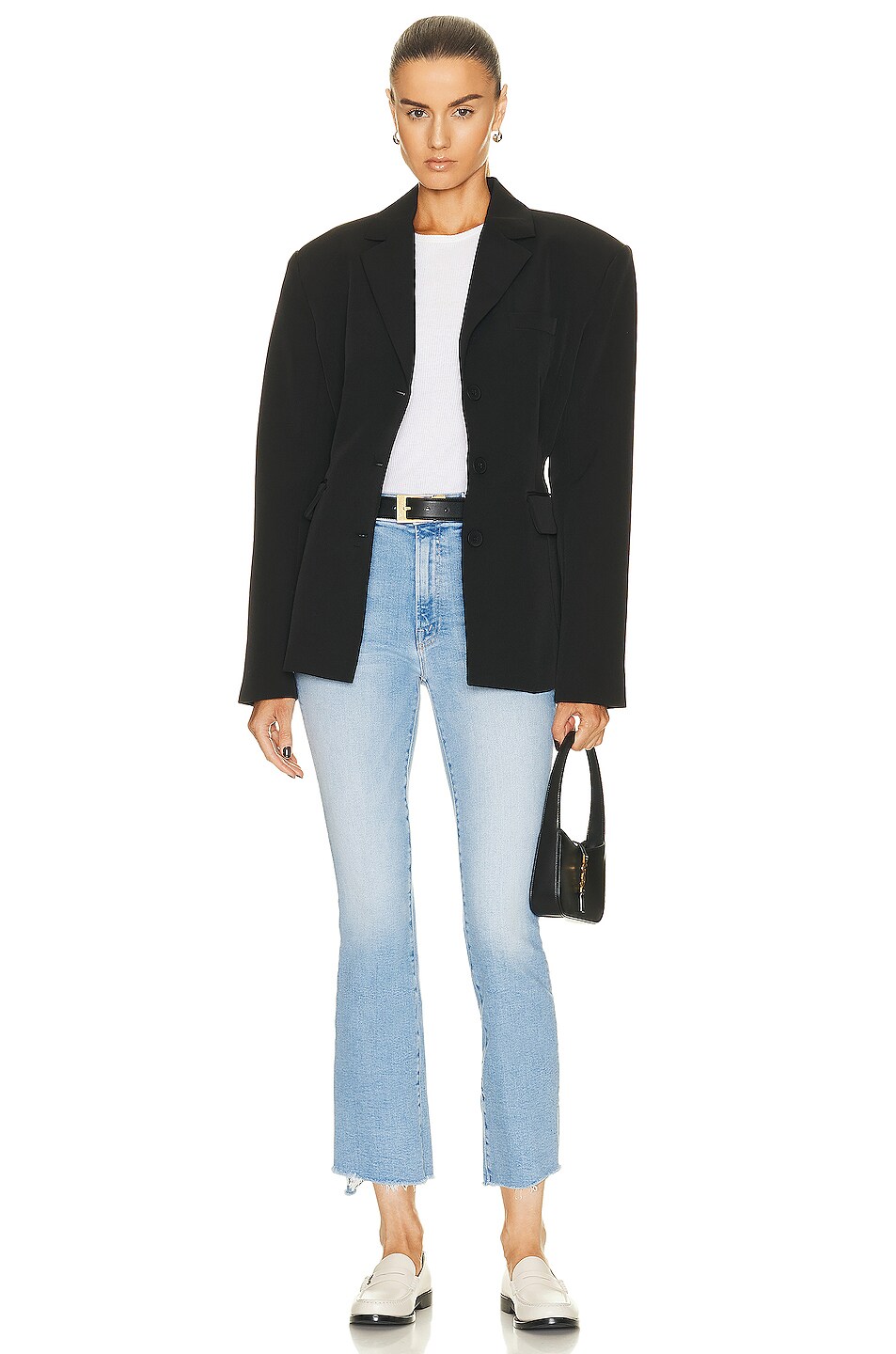 MOTHER Insider Crop Step Fray in Limited Edition | FWRD