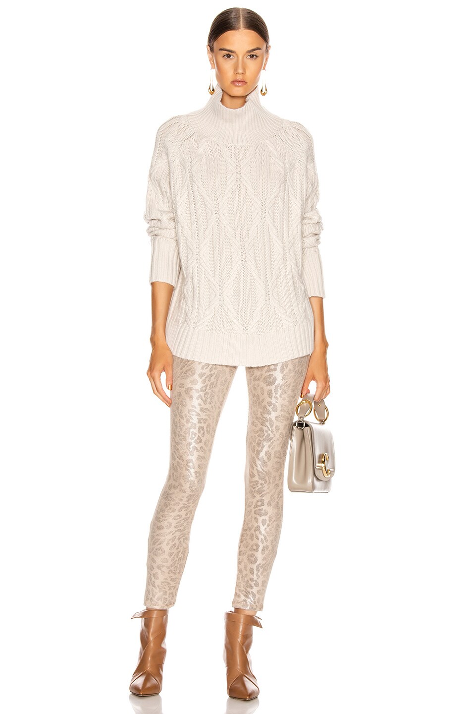 MOTHER High Waisted Seamless Looker Ankle Pant in Running With A Sweet ...