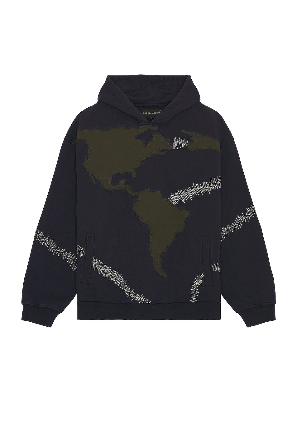 Who Decides War by Ev Bravado Pangia Hoodie in Indigo | FWRD