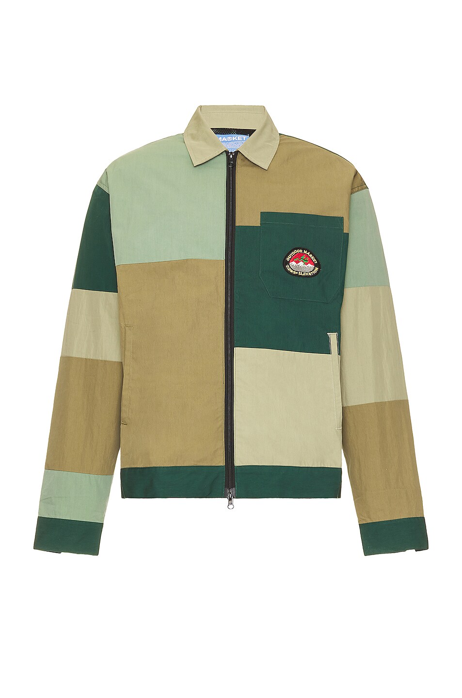 Market Gorp Patchwork Jacket in Eden | FWRD