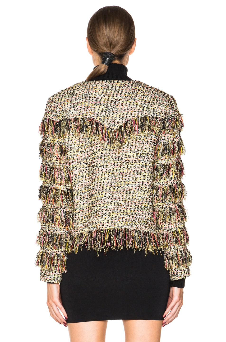 MSGM Tweed Jacket in Multi | FWRD