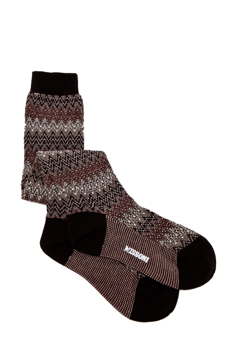 Missoni Mid Calf Sock in Brown | FWRD