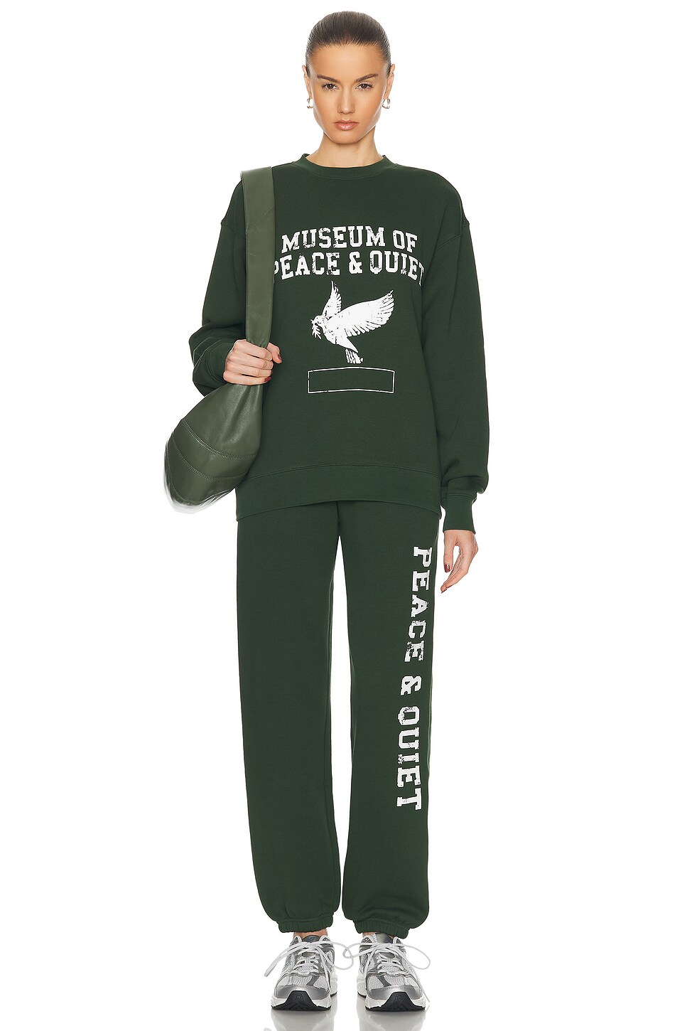 Museum of Peace and Quiet P.E. Crewneck in Forest | FWRD