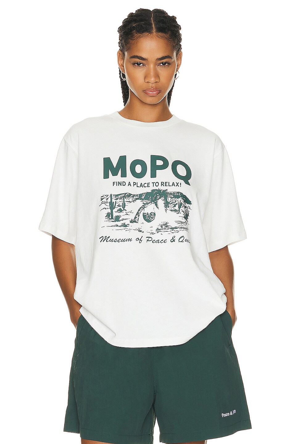 Museum of Peace and Quiet Relax T-shirt in White | FWRD