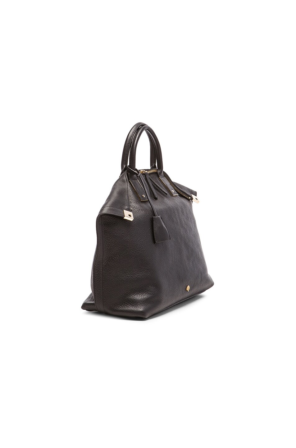 Mulberry Alice Zipped Tote in Black | FWRD