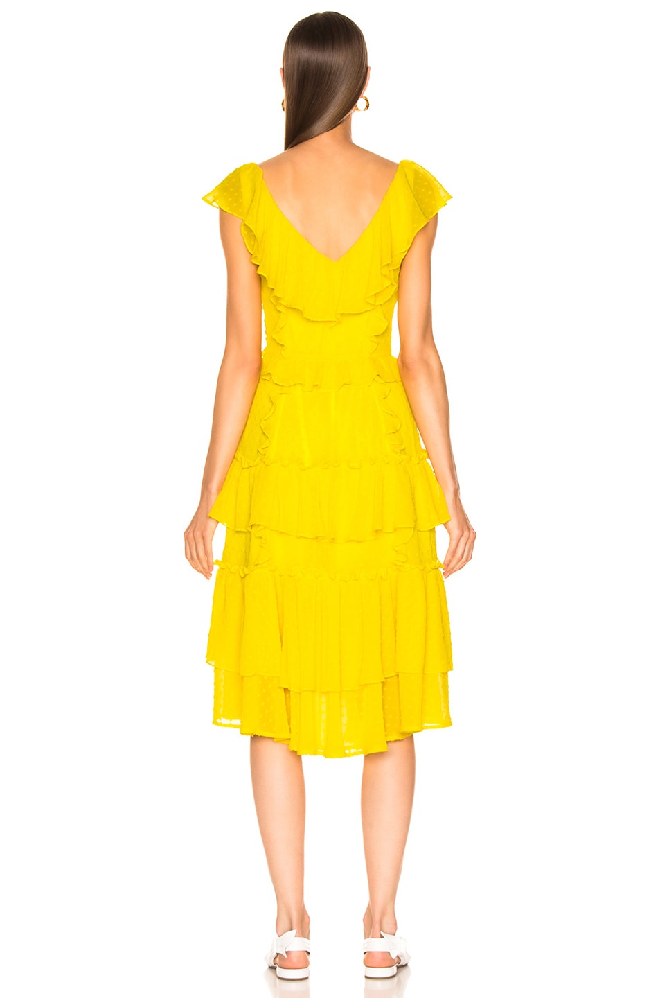 Marissa Webb Dion Dress in Canary Yellow | FWRD