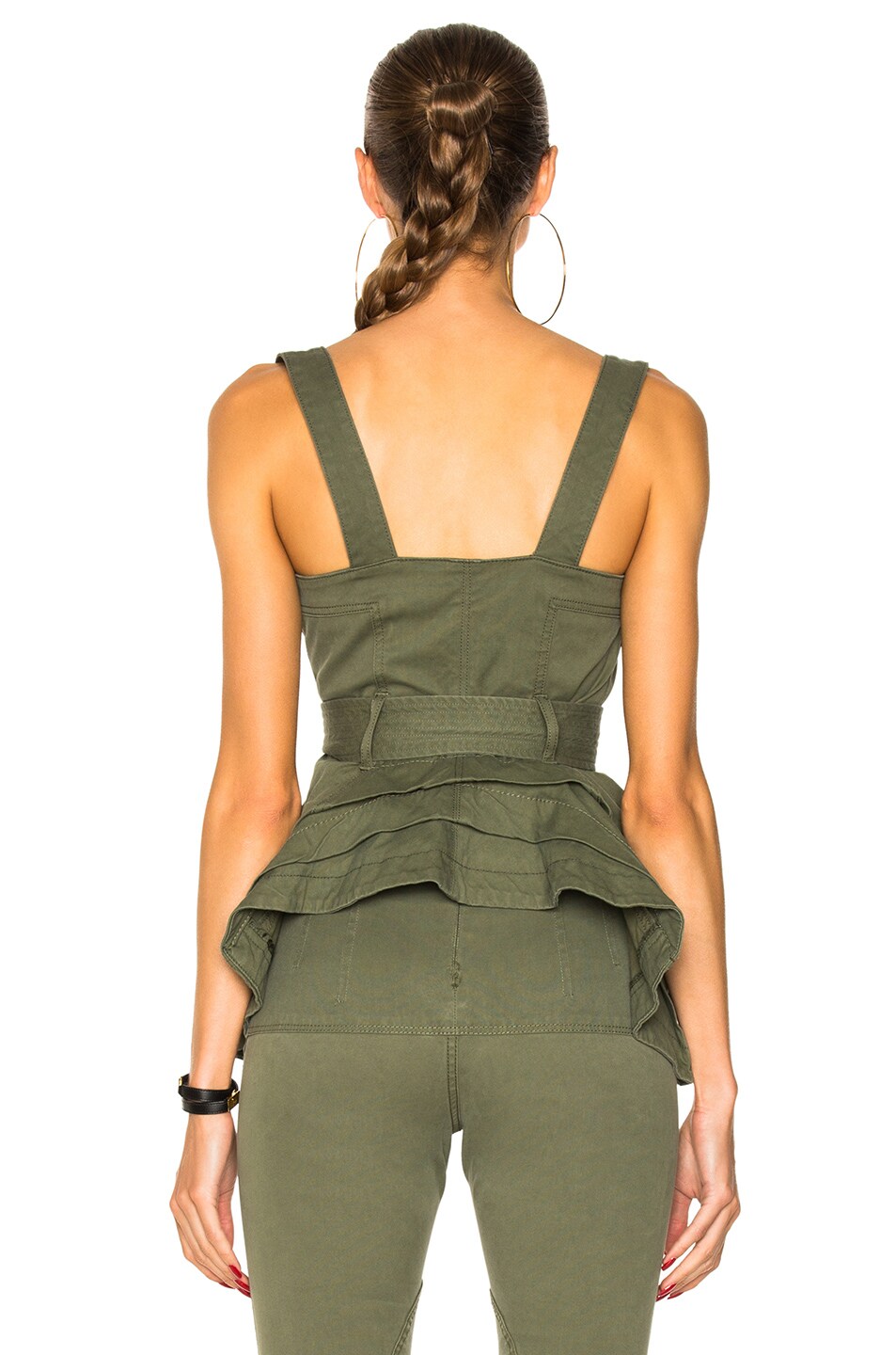 Marissa Webb Lani Top in Military Green | FWRD