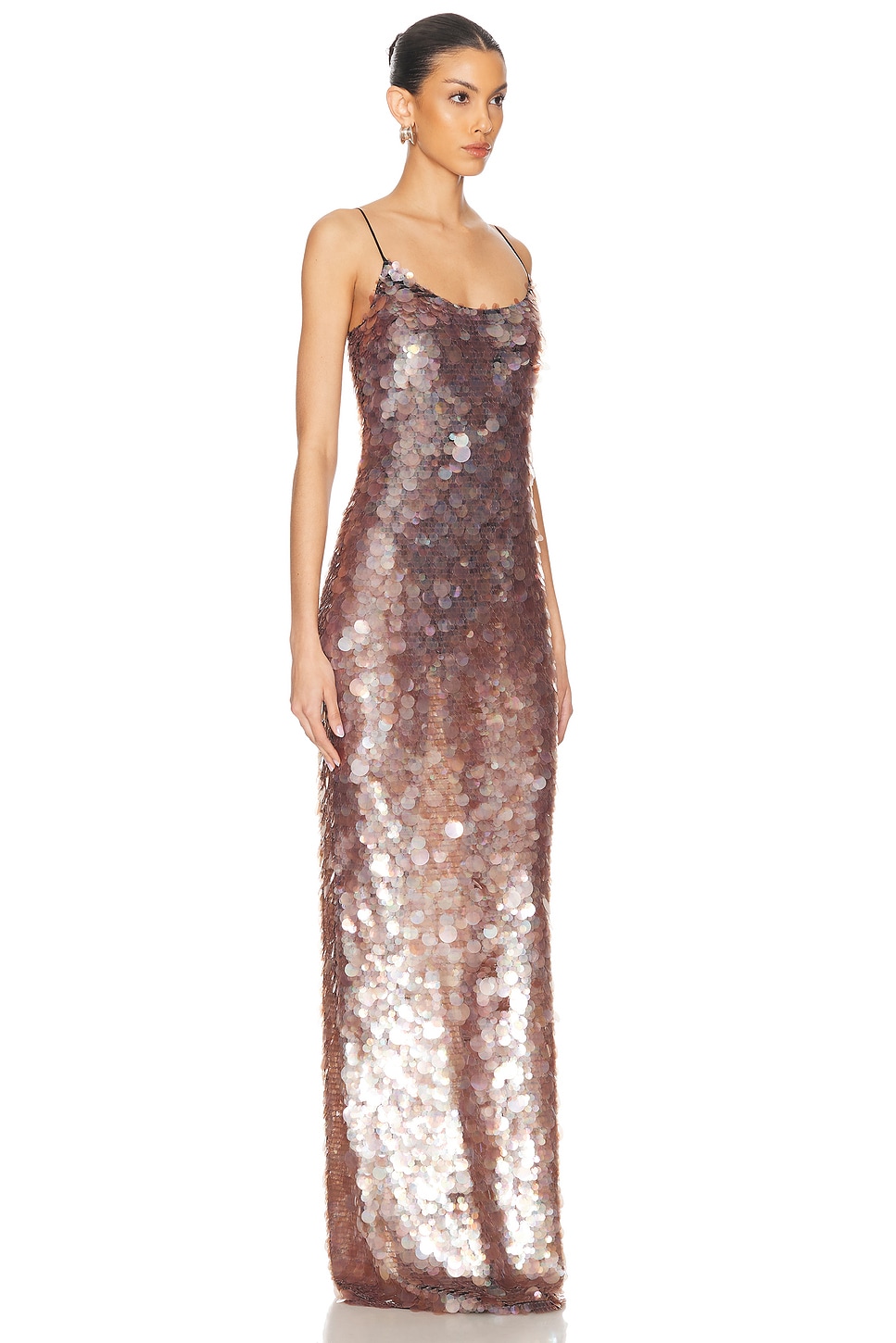 The New Arrivals by Ilkyaz Ozel Isis Dress in Siren Skin | FWRD