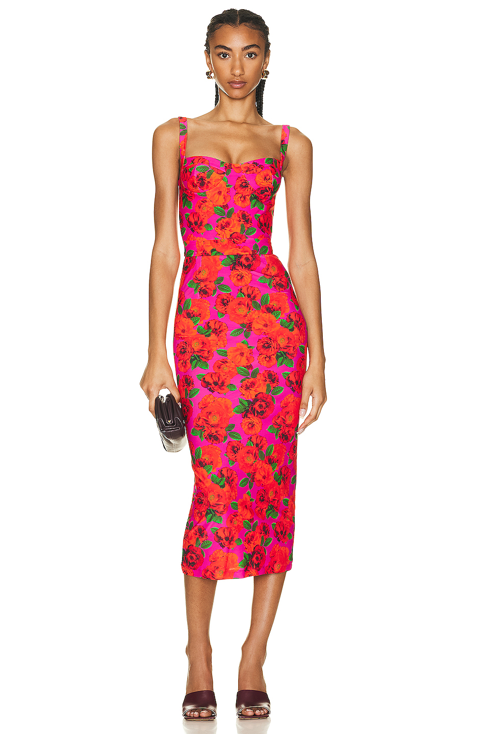 The New Arrivals by Ilkyaz Ozel Monique Dress in Pink | FWRD