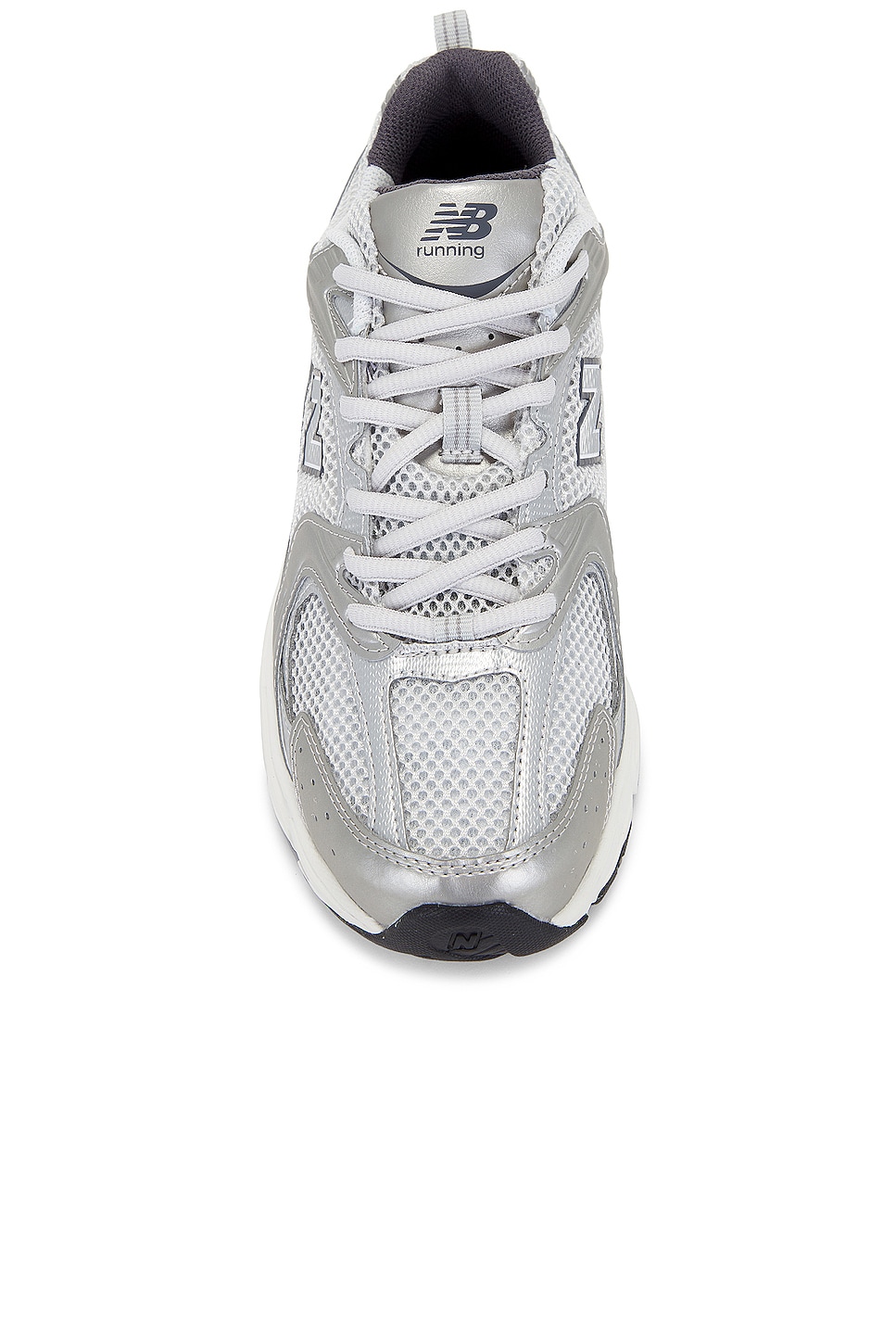 New Balance MR530 Sneaker in Grey Matter & Silver Metallic | FWRD