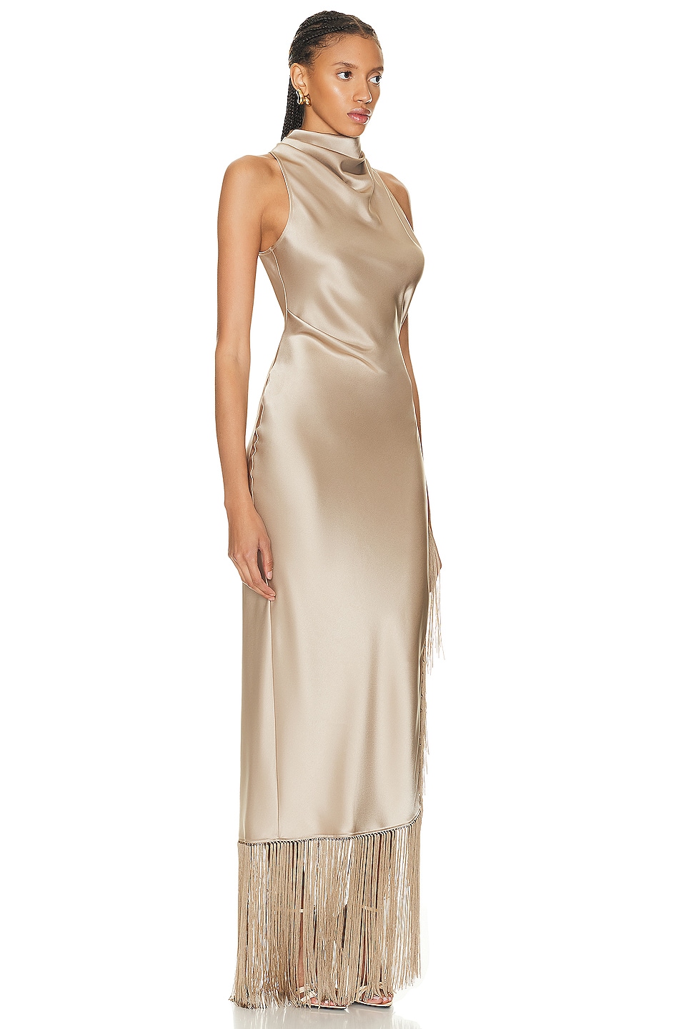 Nanushka Dia Maxi Dress in Dune | FWRD