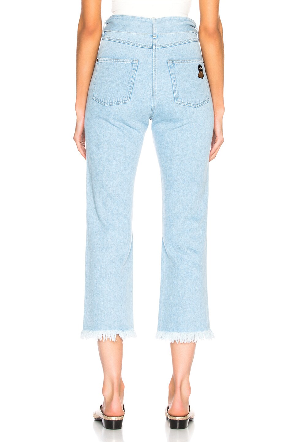 Nanushka Pyramid Jeans in Light Blue | FWRD