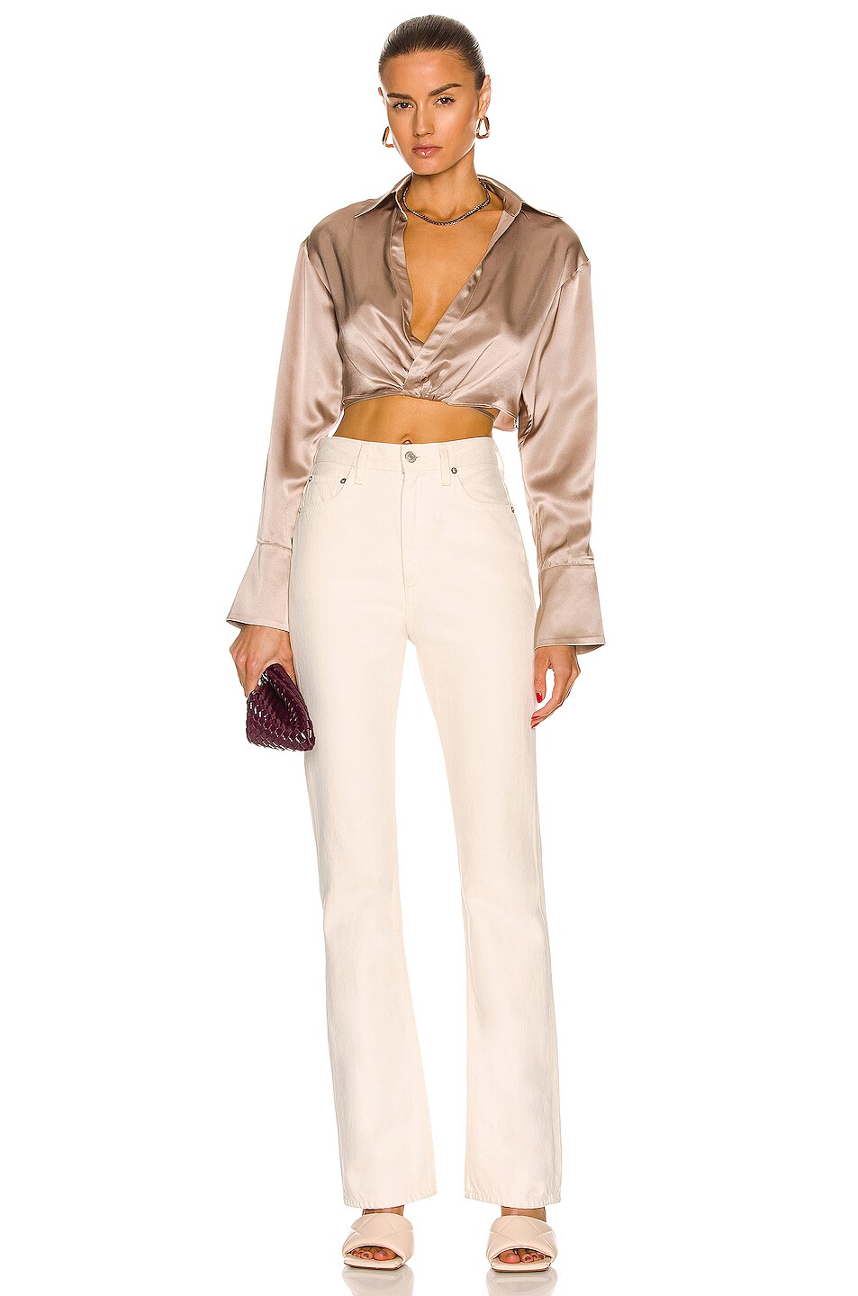 NICHOLAS Edeline Top in Sesame | FWRD