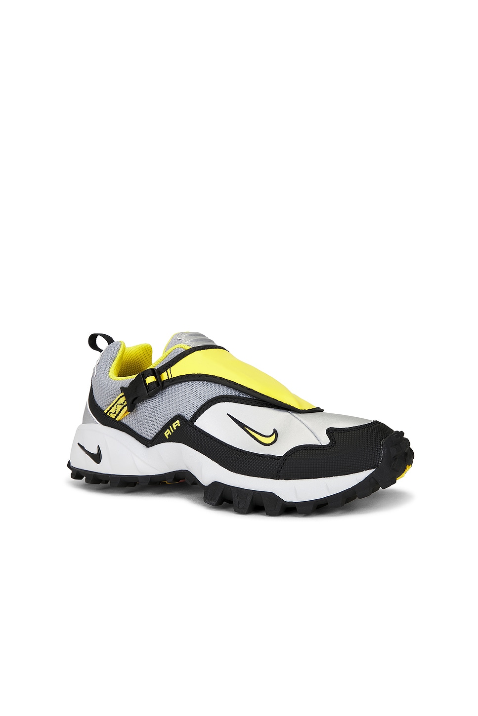 Nike Acg Phassad in Black, Yellow Zest, & Metallic Silver | FWRD