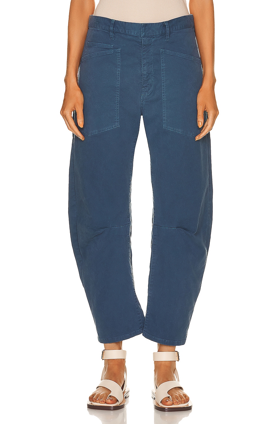 NILI LOTAN Shon Pant in Teal | FWRD