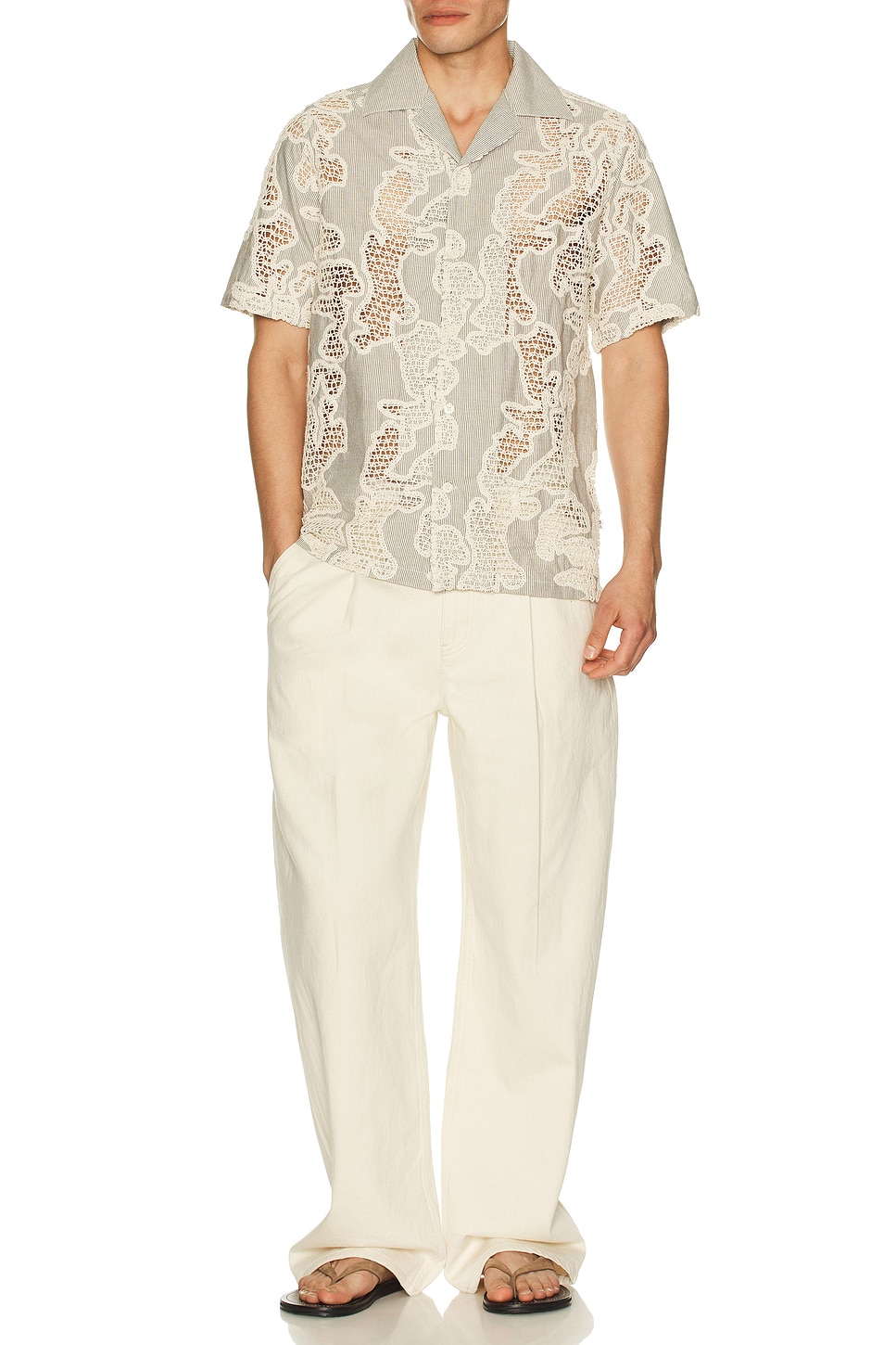 NN07 Juio Shirt in Deep Truffle | FWRD