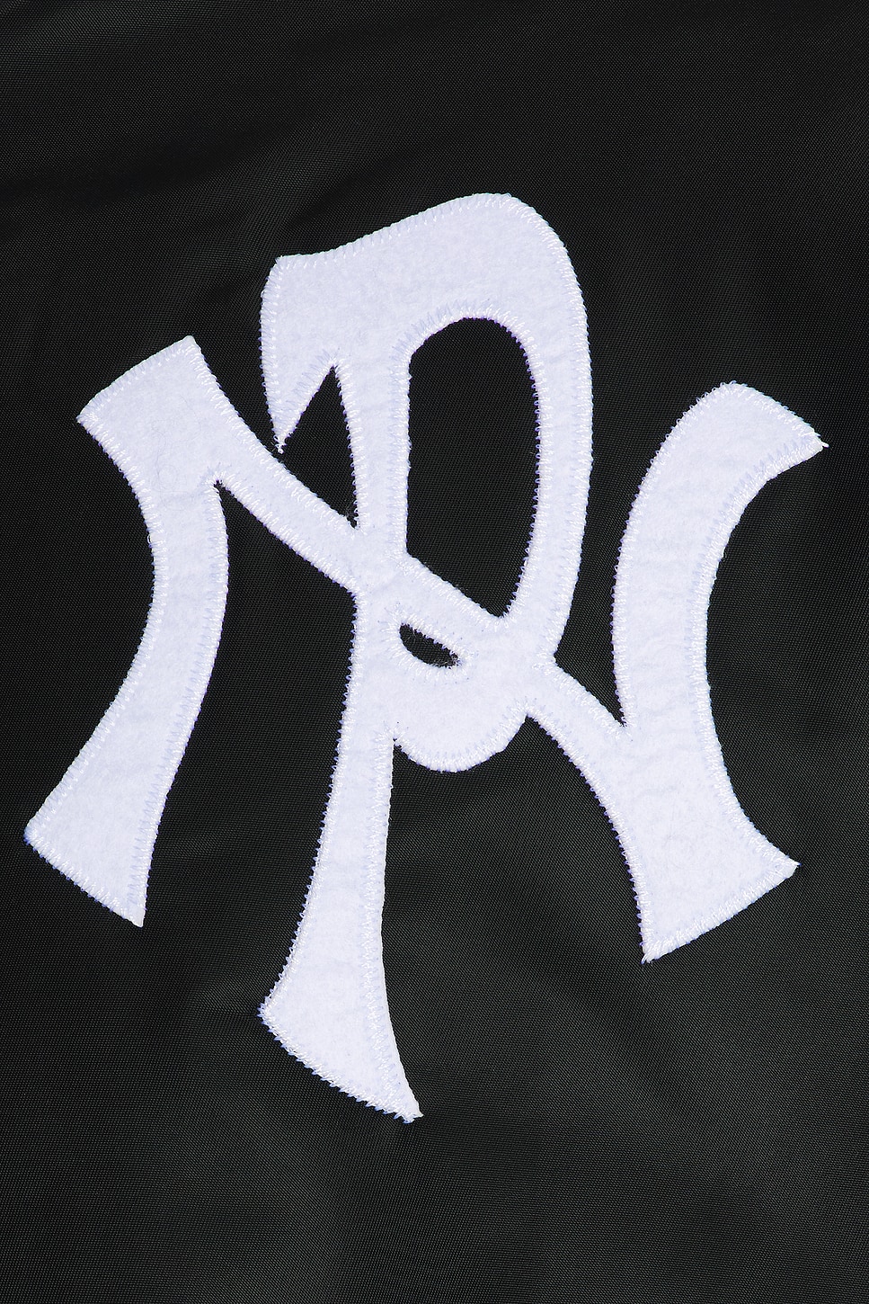 No Problemo Nyp Nylon Varsity Jacket in Black | FWRD