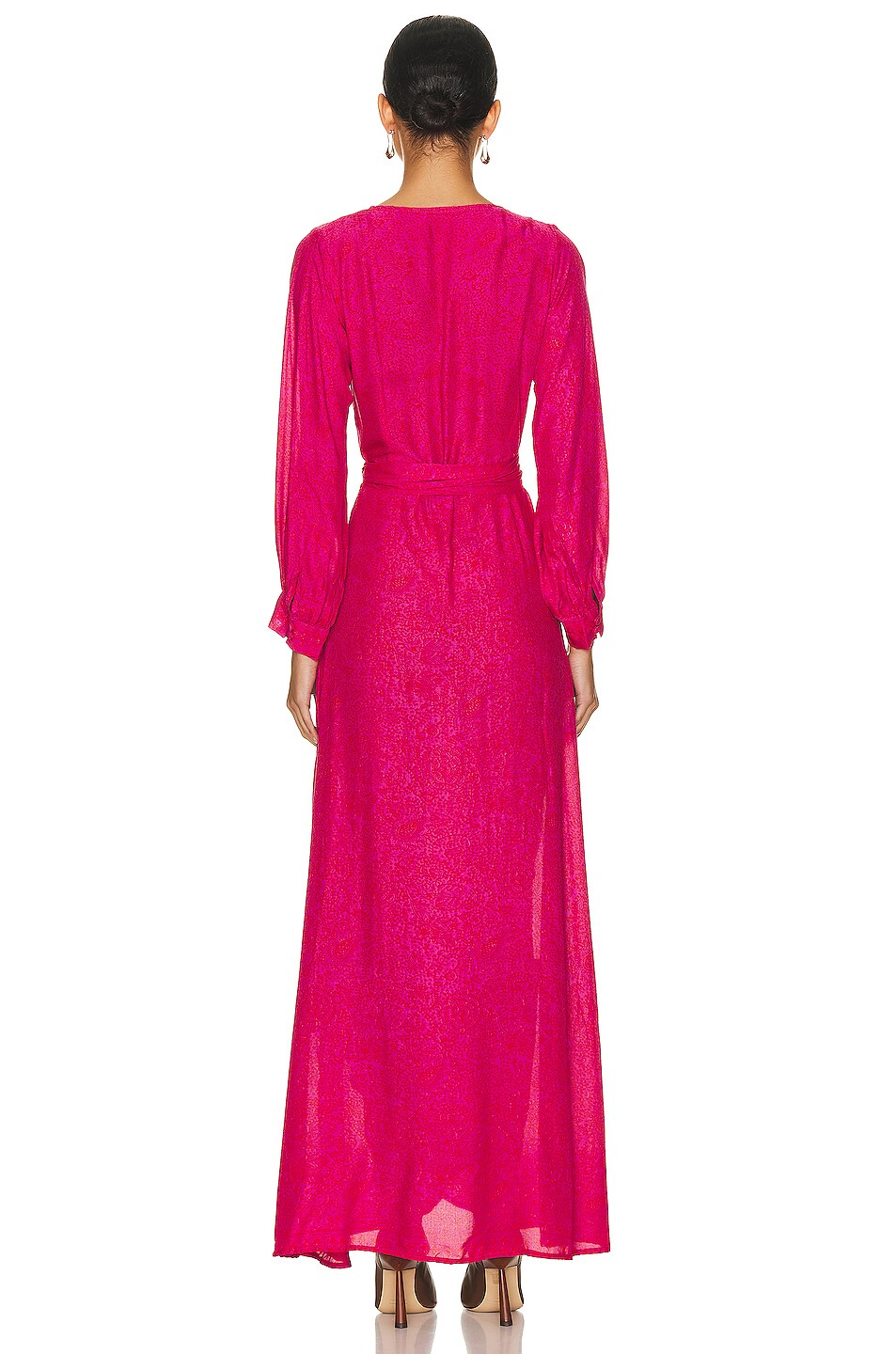 Natalie Martin Kate Long Sleeve Maxi Dress in Shangri-la Print ...