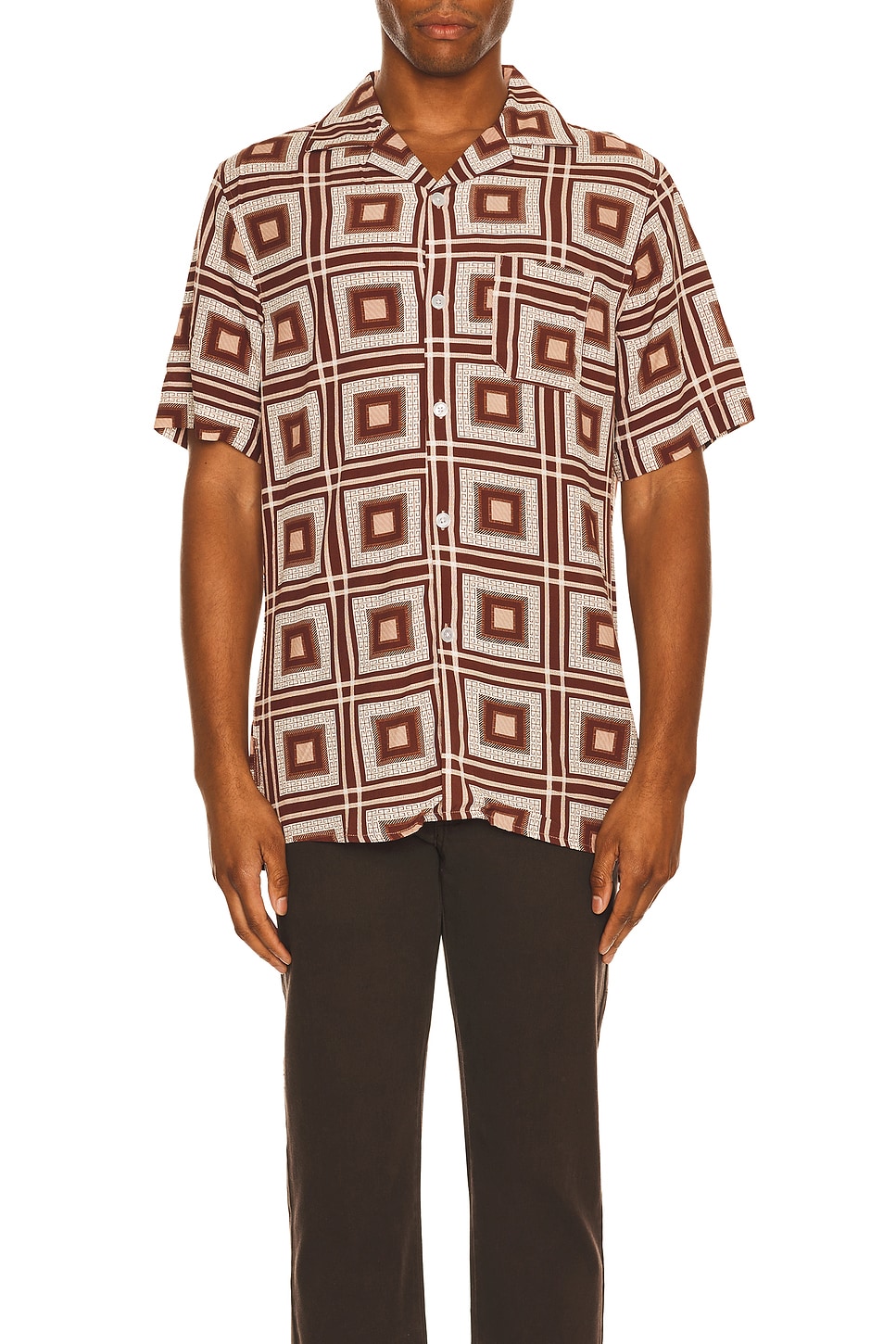 OAS Viscose Shirts in Brown | FWRD