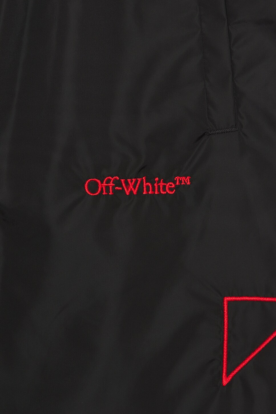 OFF-WHITE Outline Diag Nylon Trackpant in Black | FWRD
