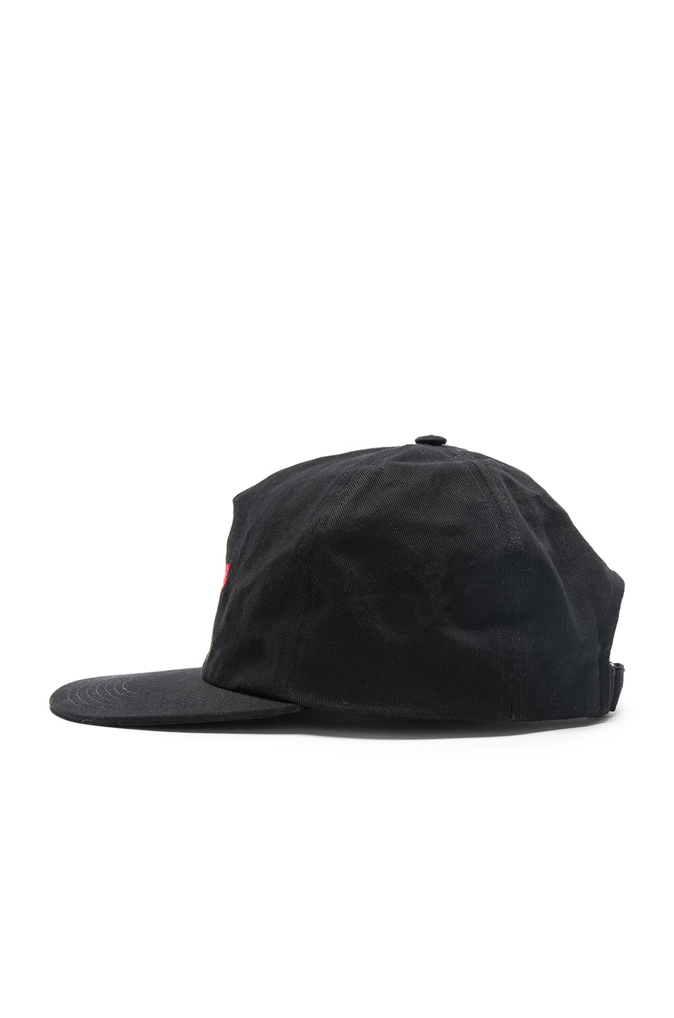 OFF-WHITE Woman Logo Cap in Black & Red | FWRD