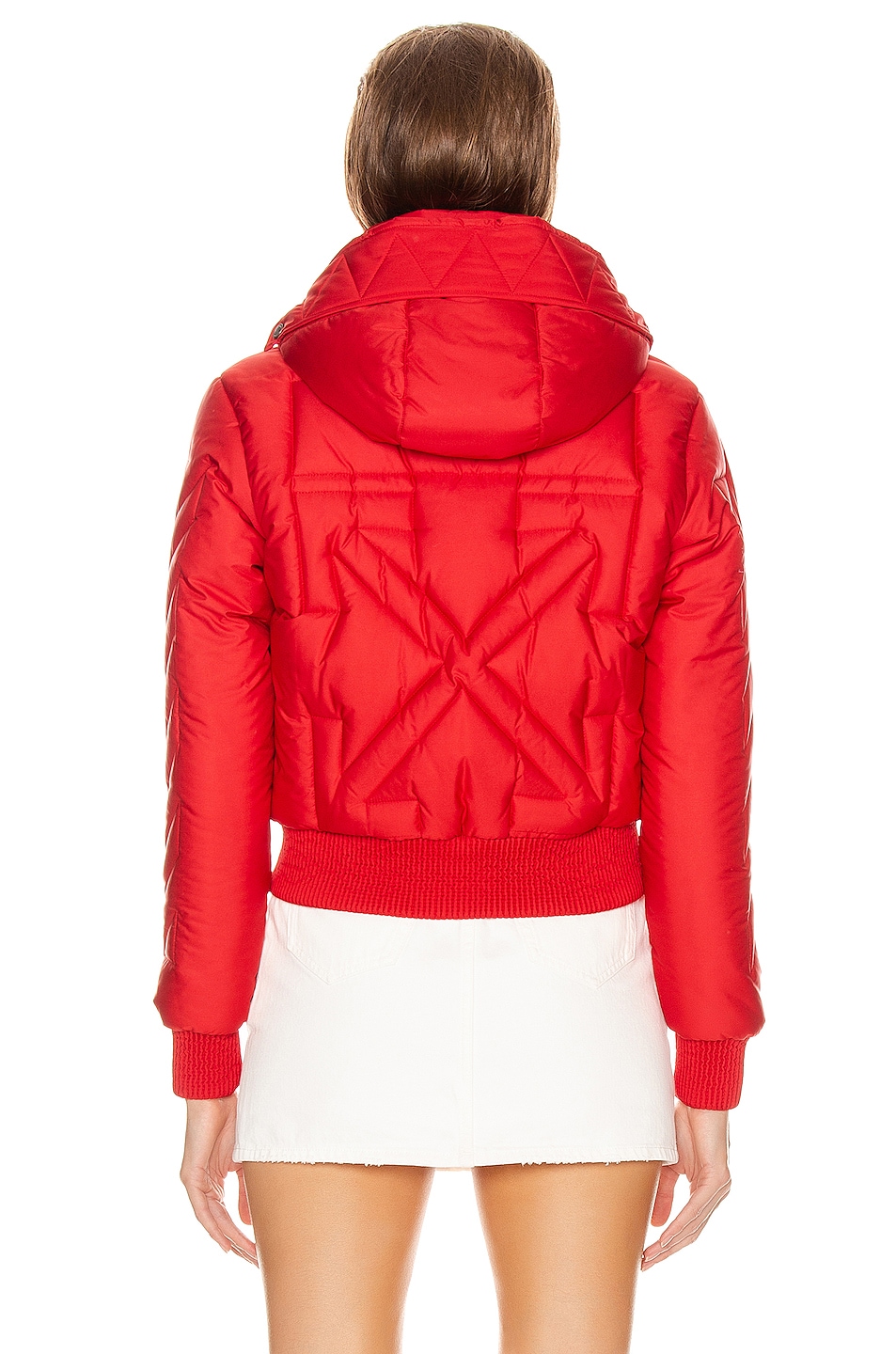 OFF-WHITE Down Jacket in Red | FWRD