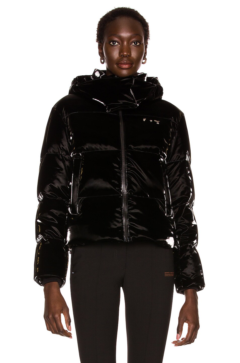 OFF-WHITE Puffer Jacket in Black | FWRD
