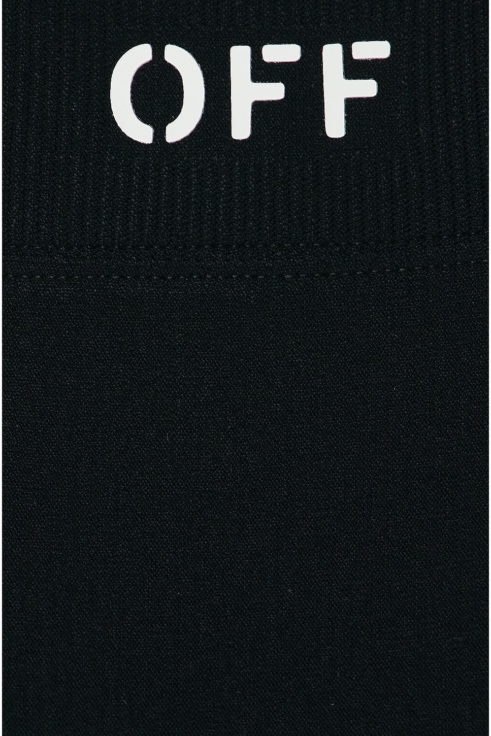 OFF-WHITE Seamless Mesh Legging in Black & White | FWRD