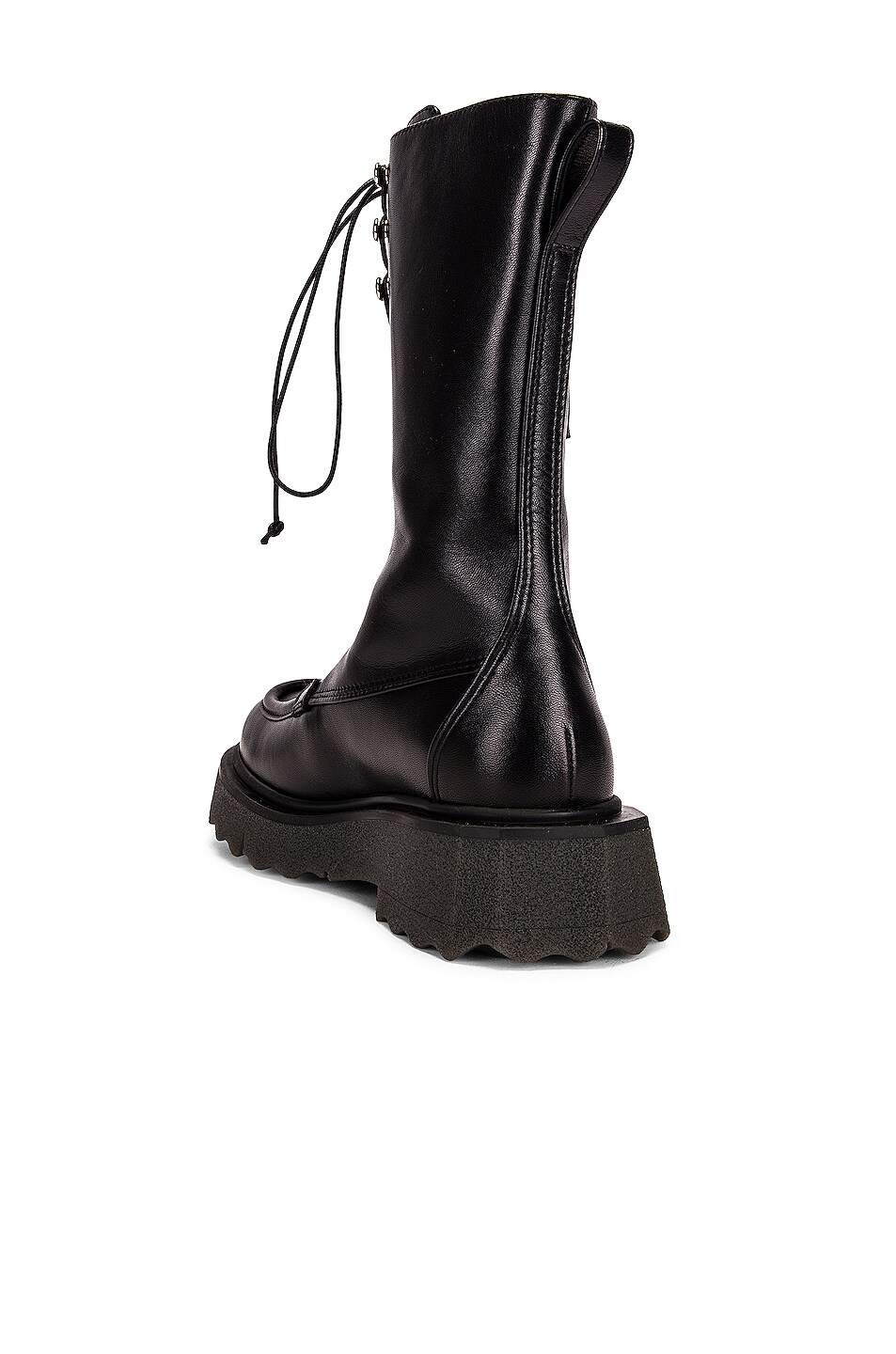 OFF-WHITE Sponge Pocket Combat Boot in Black | FWRD