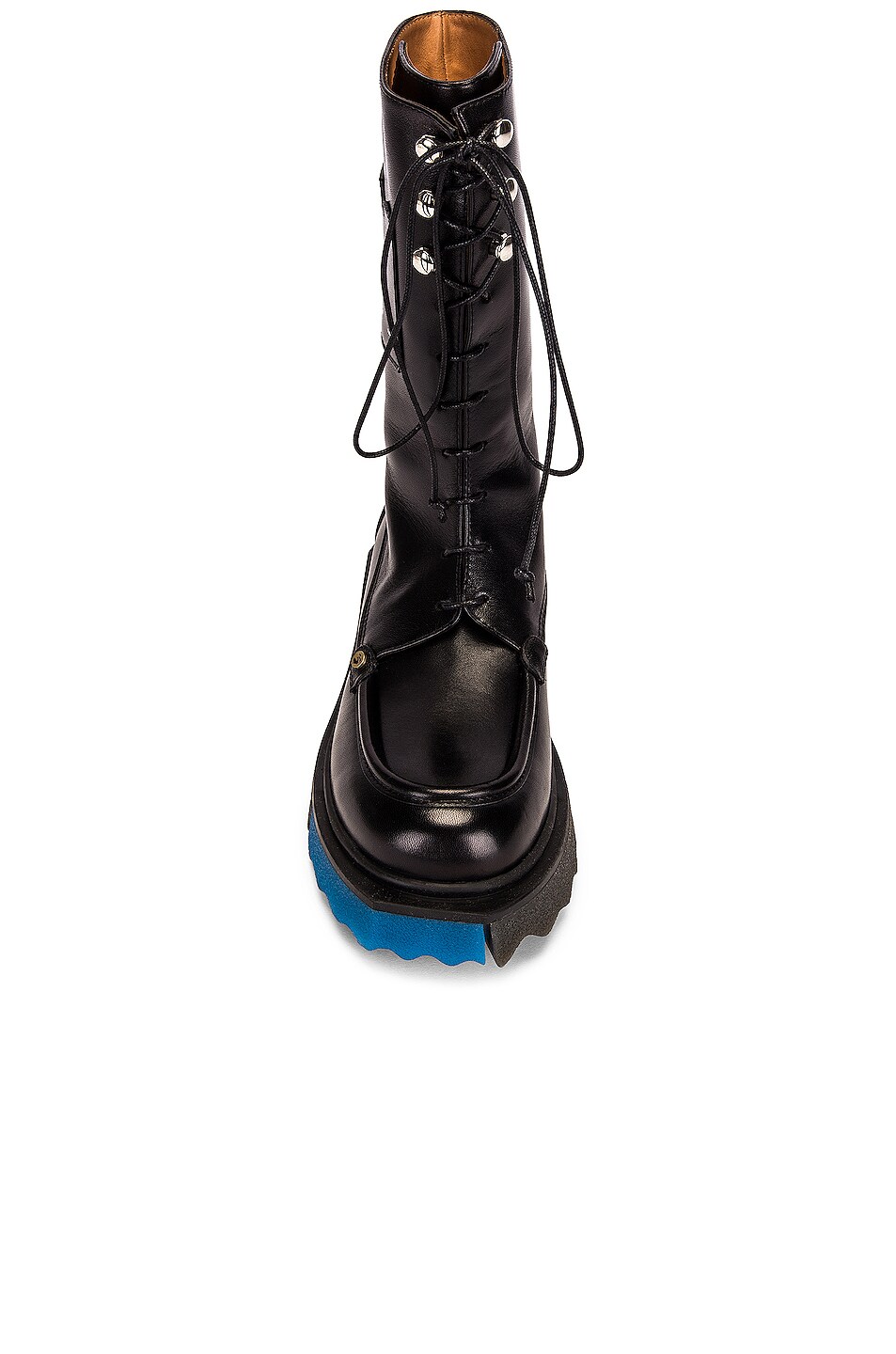 OFF-WHITE Sponge Pocket Combat Boot in Black | FWRD