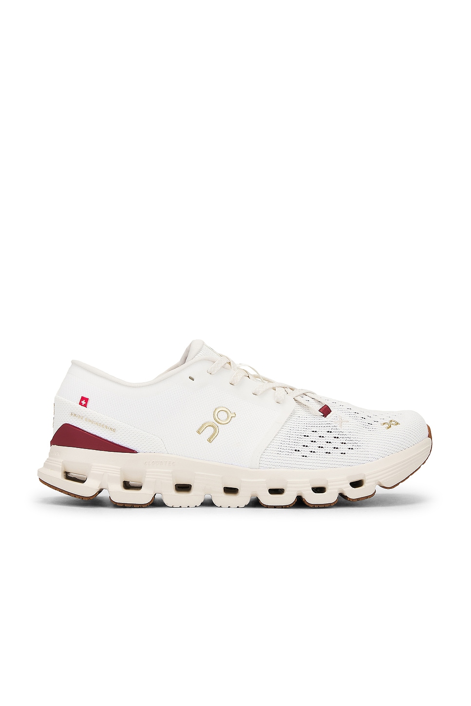 On Cloud X 4 Lny in Ivory & Cream | FWRD