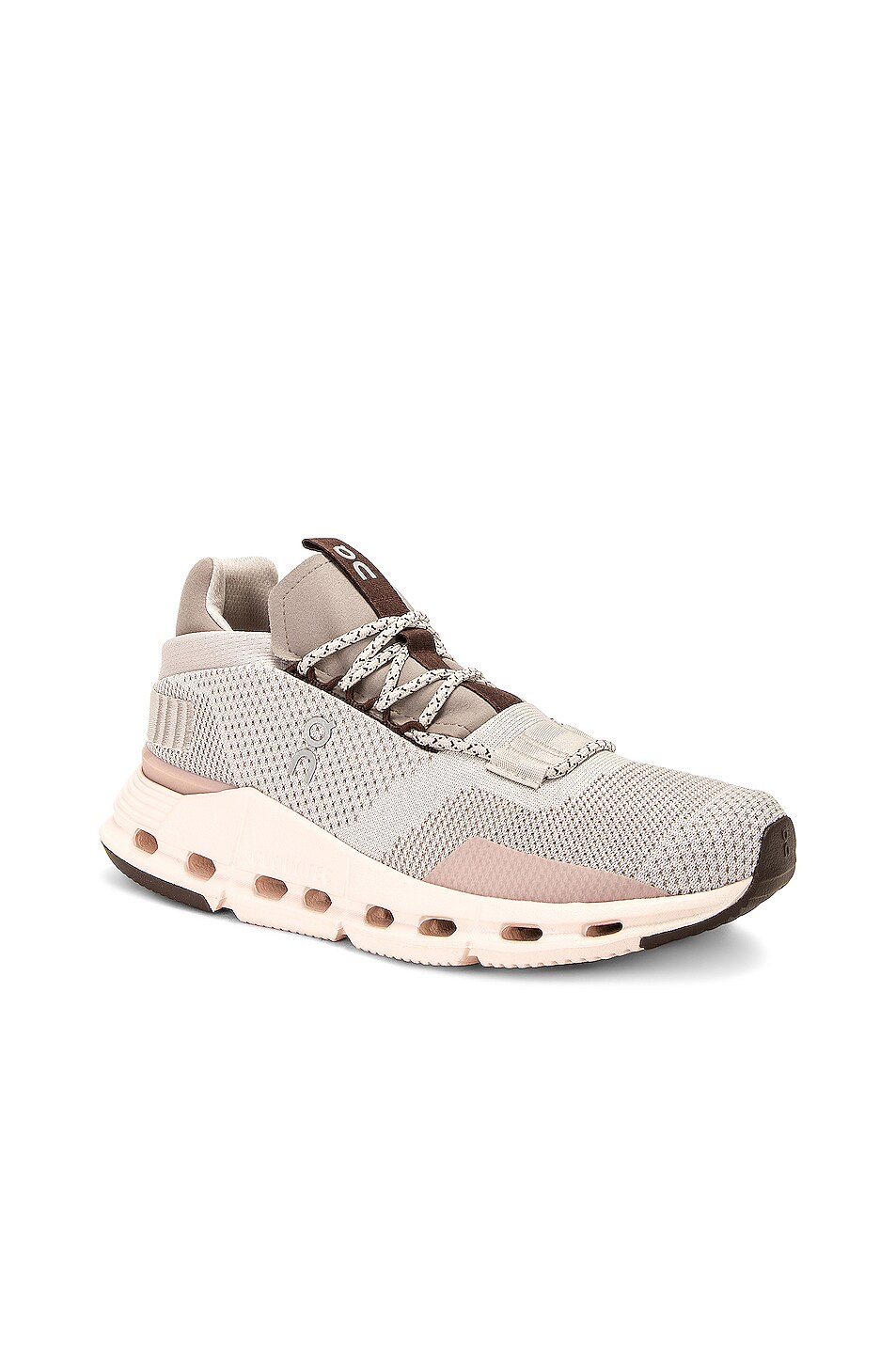 On Cloudnova Sneaker in Pearl & Shell | FWRD