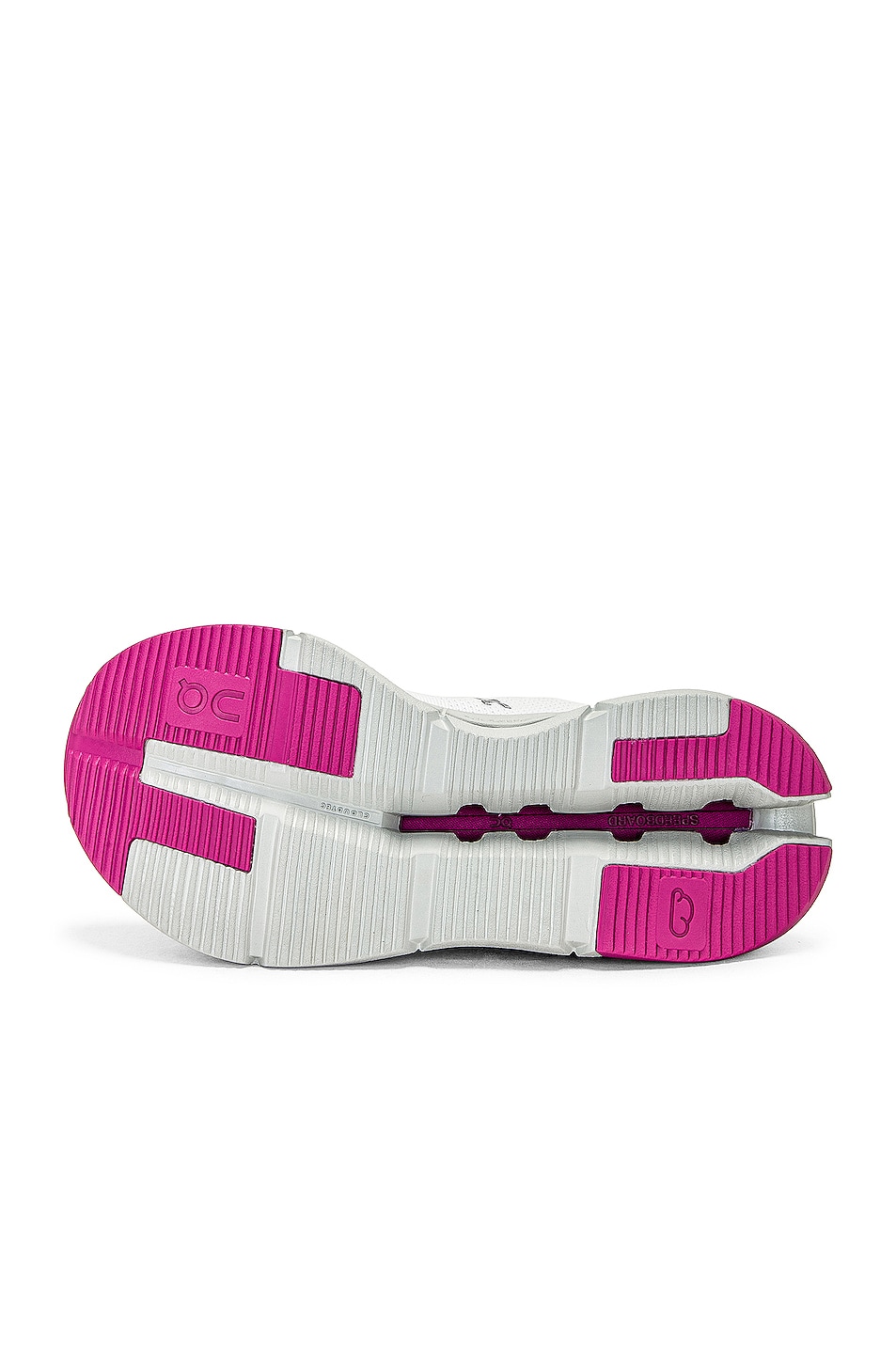 On Cloudnova Sneaker in Undyed White & Carnation | FWRD