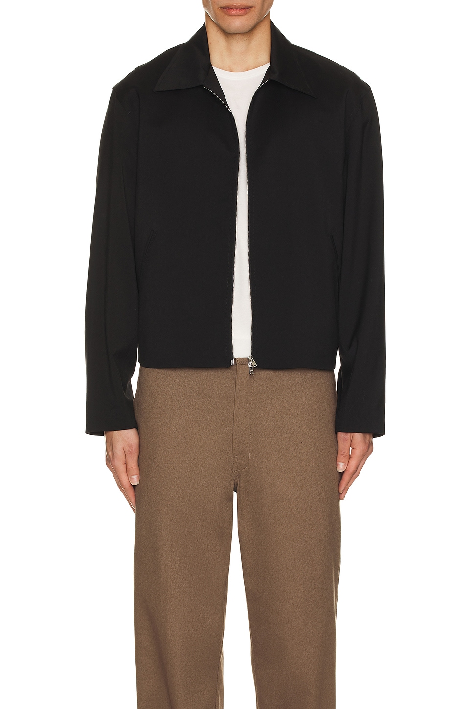 Our Legacy Mini Jacket in Black Worsted Wool | FWRD