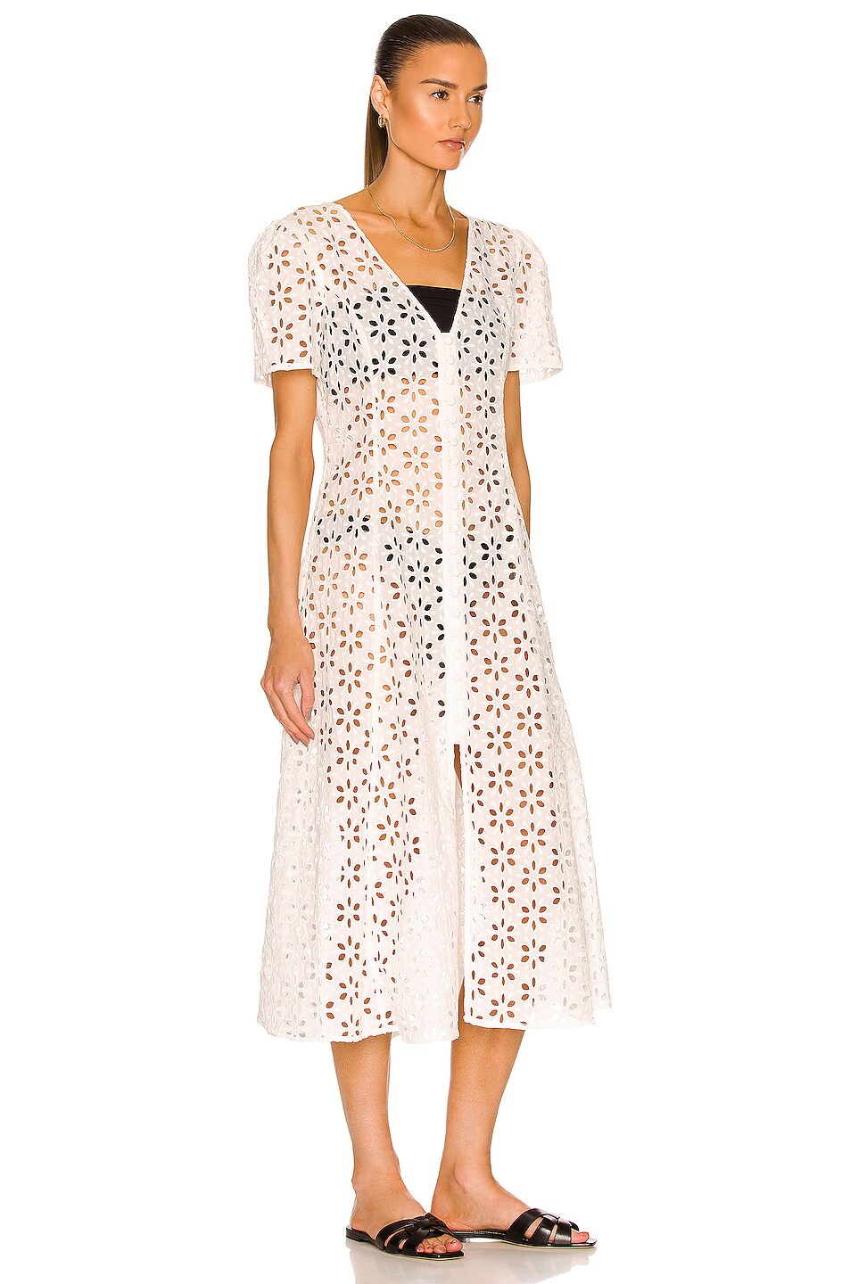 Palm Sophia Dress in Sunflower | FWRD