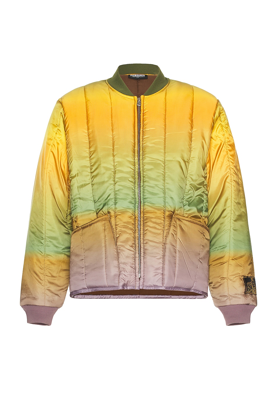 Pleasures Incense Puffy Work Jacket in Multi | FWRD